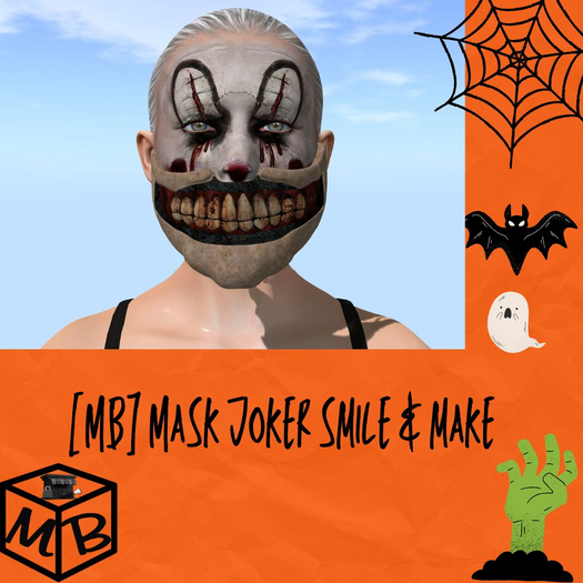 Second Life Marketplace - [MB] Mask Joker smile & make